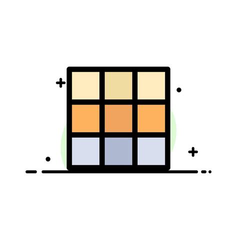 Menu Ui Basic Business Flat Line Filled Icon Vector Banner Template 17972825 Vector Art At Vecteezy