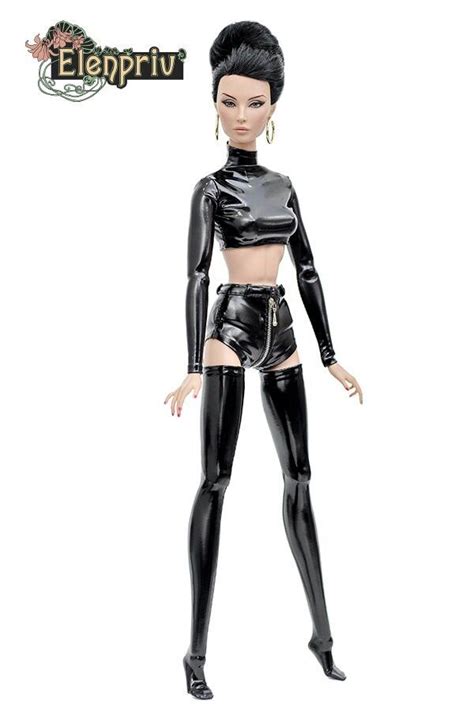 Pin By Ingo Bade On Modepuppe Black Latex Barbie Fashion Royalty