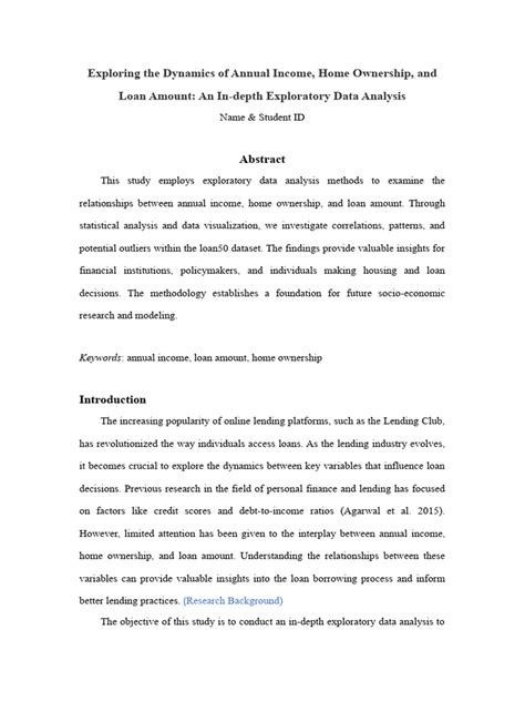 Final Report Data Analysis Example 1 Template Pdf Statistics Mean