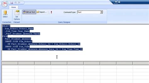 Creating Shared Datasets With Report Builder 30 Youtube