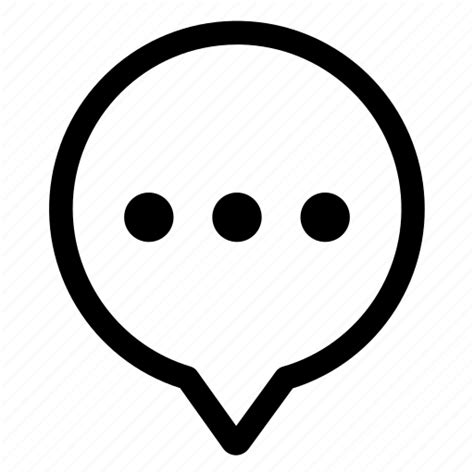 Bubble Chat Message Sms Typing Icon