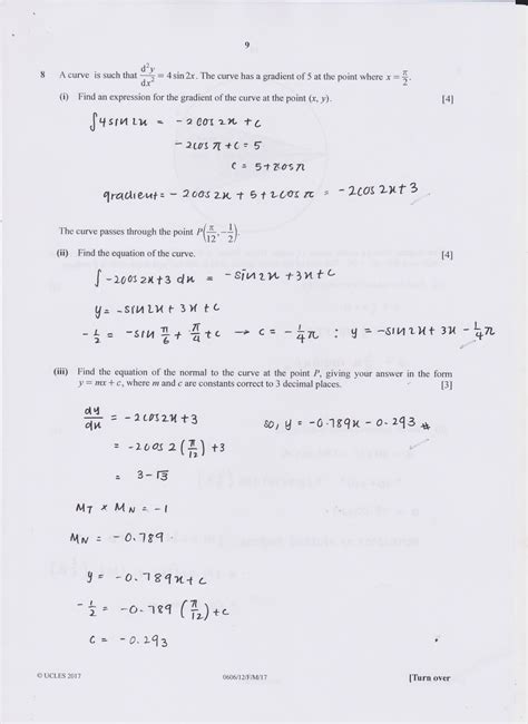 IGCSE Add Maths Working Answers Paper Feb Mac Mr Sai Mun S Blog
