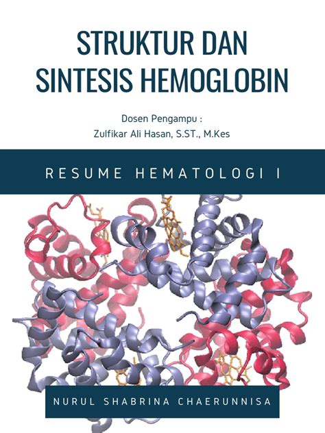 Resume Struktur Dan Sintesis Hemoglobin Pdf