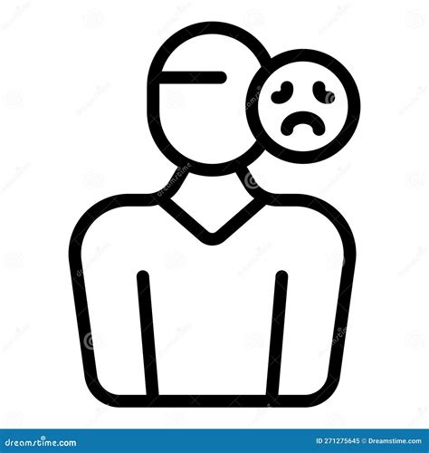 Outline Busy Vector Icon Isolated Black Simple Line Element Illustration From Cursor Concept