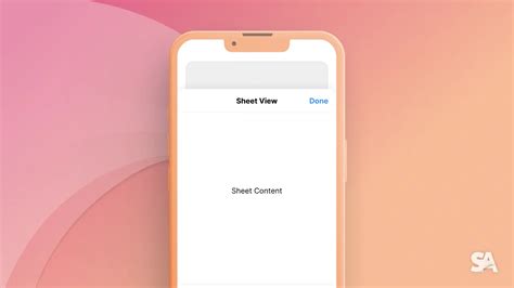 Sheets In Swiftui Swift Anytime