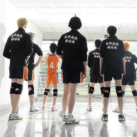 하이큐 카르스노 고교 유니폼 져지 카라스노고교 코스프레 잠바 옷 운동복 시라토리자와 학원 분장 반티 트레이닝 코스튬 핵인싸 하이큐유니폼 에이블리