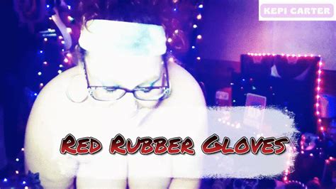 Red Rubber Gloves Kepi Carter Clips Sale