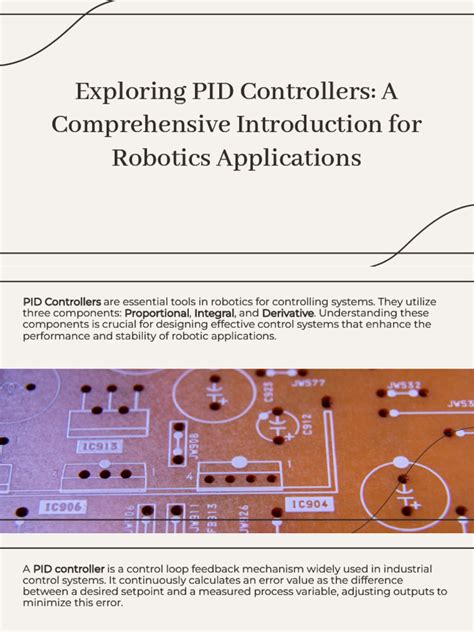 Slidesgo Exploring Pid Controllers A Comprehensive Introduction For