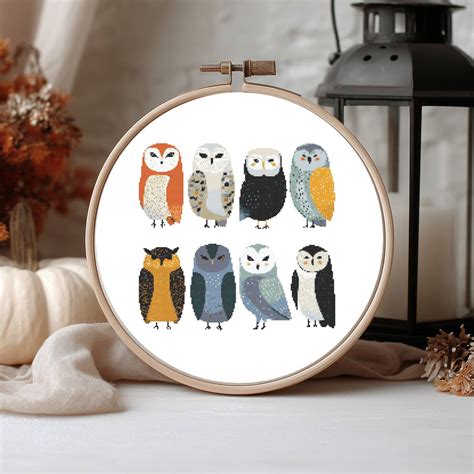 Free Printable Cross Stitch Patterns I Think I M Obsessed With Owls
