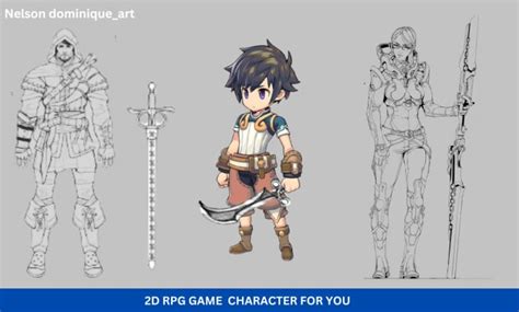 Create 2d Rpg Game Character 2d Game Assets2d Game Art By