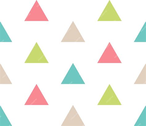 Premium Vector Triangular Background Seamless Geometric Pattern