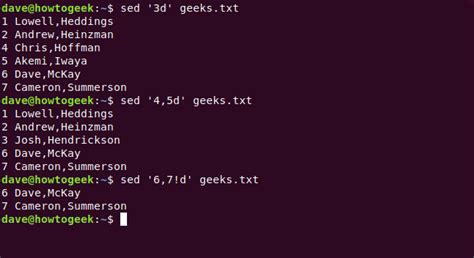 how to use the sed command on linux guidantech