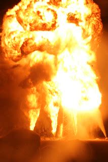 Oil Derrick Explosion The Biggest Burn In Burning Man Hist Flickr