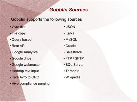 apache gobblin ppt