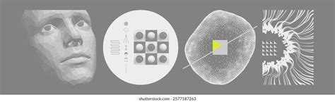 Network Forming Ai Human Face Technology Stock Vector Royalty Free 2577187263 Shutterstock