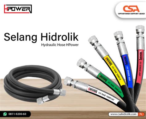 Selang Hidrolik Kualitas Premium Untuk Mesin Industri