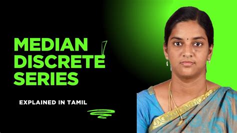 Median Discrete Series Explained In Tamil Youtube