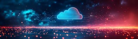 Ai Powered Cloud Computing Frame Concept As A Clean Border Frame Featuring Cloud Icons And Data