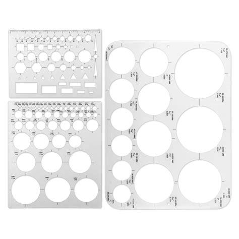 Buy 3pcs Circle Round Stencil Template Circle Stencils For Drawing Circle Template For Drafting