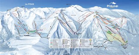 Bergfex Piste Map Pra Loup Espace Lumière Panoramic Map Pra Loup