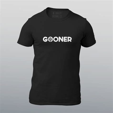 Gooner T Shirt Soft Cotton Fetish Wear Graphic Tee Etsy