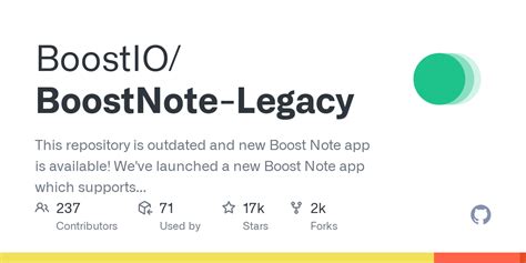 issues · boostio boostnote legacy · github