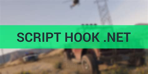 Mods For GTA V Script Hook V NET