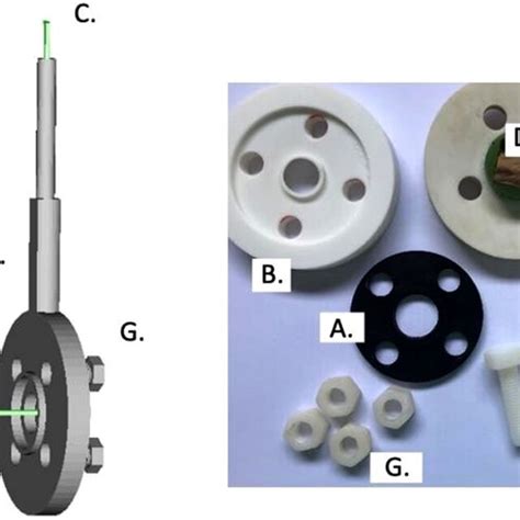 Simplified Technical Drawing Of The 3d Printed Sample Holder It