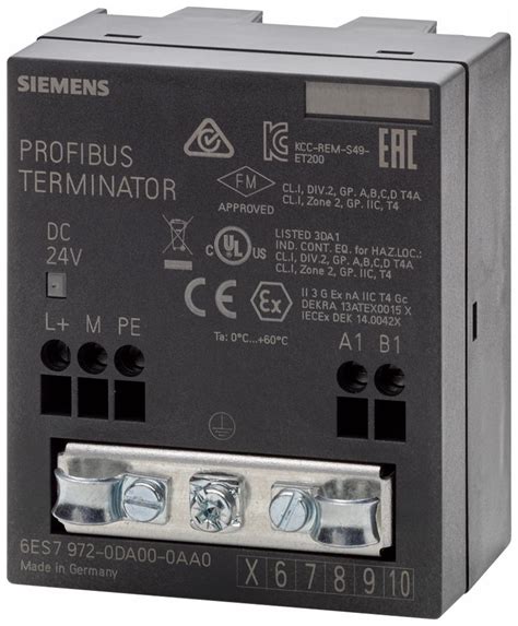 Siemens Simatic Dp Rs485 Terminating Resistor For