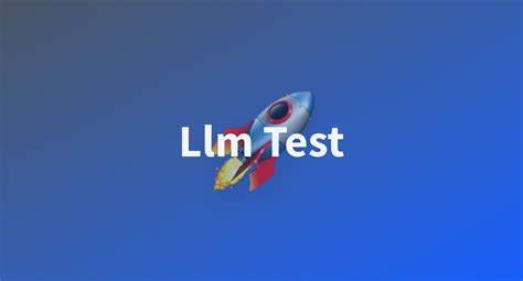 Llm Test A Hugging Face Space By Wanrenai