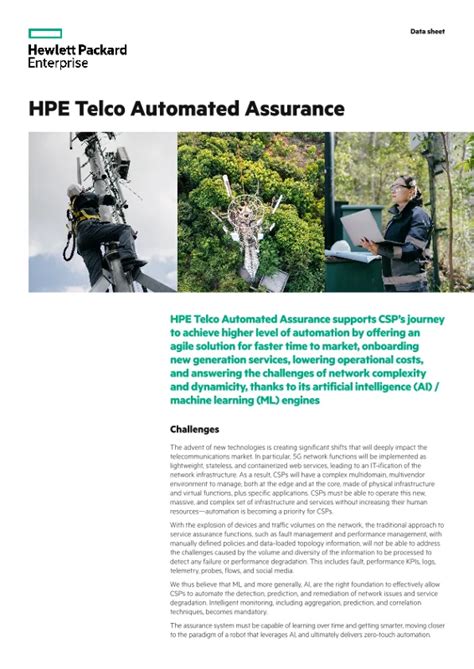 Hpe Telco Service Orchestrator Zero Touch Orchestration For Physical And Virtualized Environments