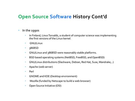 Open Source Software Pptx