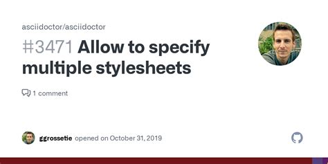 Allow To Specify Multiple Stylesheets Issue 3471 Asciidoctor