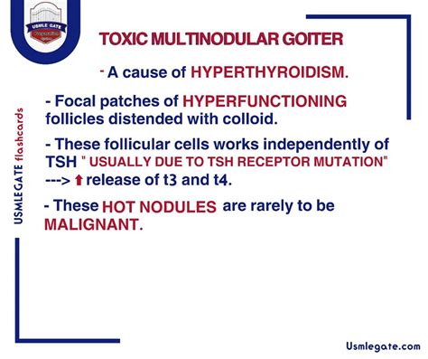 Usmle Gate Toxic Multinodular Goiter 🚨 Another Sample