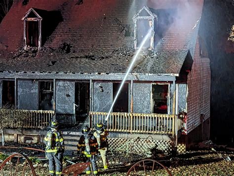Firefighter Suffers Minor Injuries Fighting Monday Fire Salisbury Post