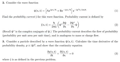 Solved Consider The Wave Function Find The Probability Chegg