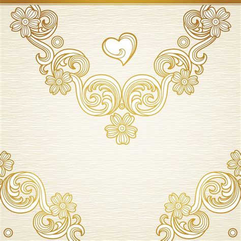 الگوی نقوش ایرانی کاشیکاری عناصر تزئینی طلایی دکوراتیو طرح دعوت نامه