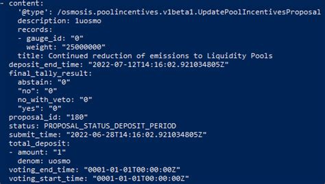 update pool incentives description field error · issue 1888 · osmosis
