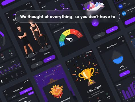 Trackfit Step Counter And Tracker App Ui Kit Ui Kits — Ui Custom