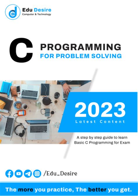 Programming For Problem Solving The C Programming For Problem Solving