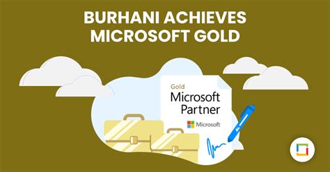 Burhani Achieves Microsoft Gold Partner Status Burhani™ It Support And Microsoft Cloud