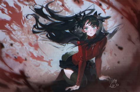 Tohsaka Rin Fate And More Drawn By Mayo Becky Danbooru