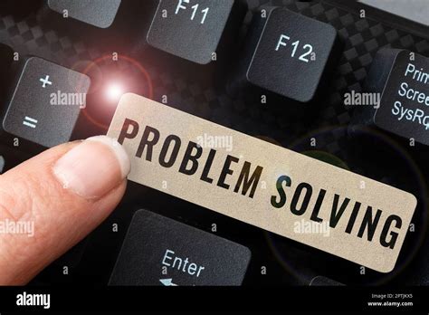 Text Caption Presenting Problem Solving Word For Having A Good Capability Of Finding A Solution