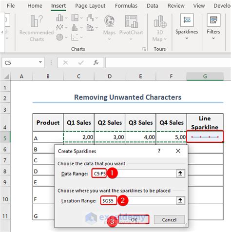 sparklines are not showing in excel 6 simple solutions