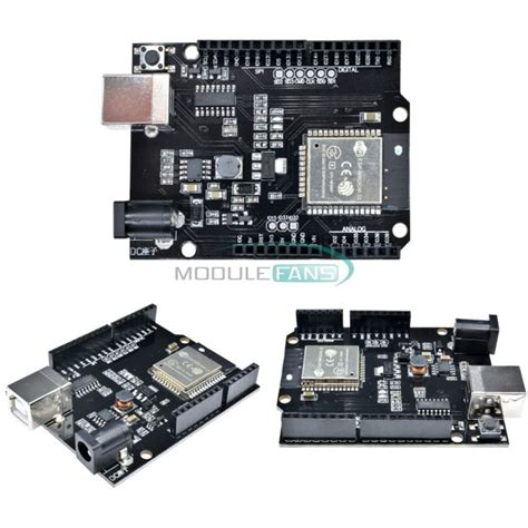 jual uno d1 r32 esp32 wifi bluetooth module 4mb flash board ch340 usb b