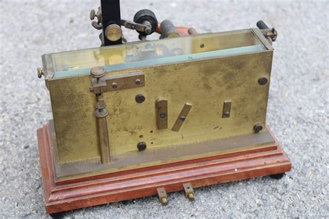 Italian Morse Telegraph In Brass 1880s For Sale At Pamono