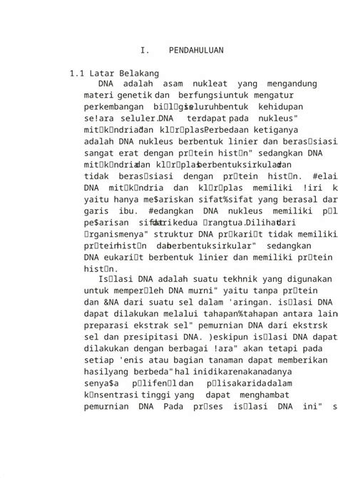 Doc Laporan Isolasi Dna Fix Dokumen Tips