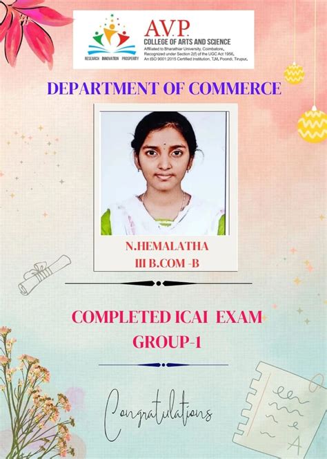 Saranya B On Linkedin Avpcas