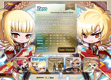 Zero Character Creation Event Maplestory Dexless Maplestory Guides And More