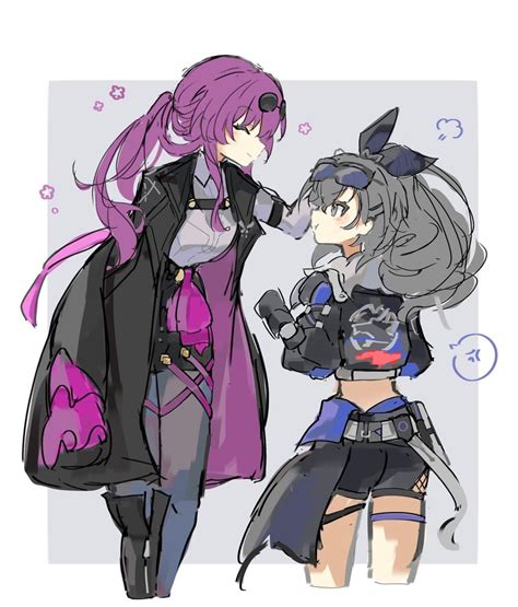 Kafka And Silver Wolf Honkai And More Drawn By Akizuwa Danbooru